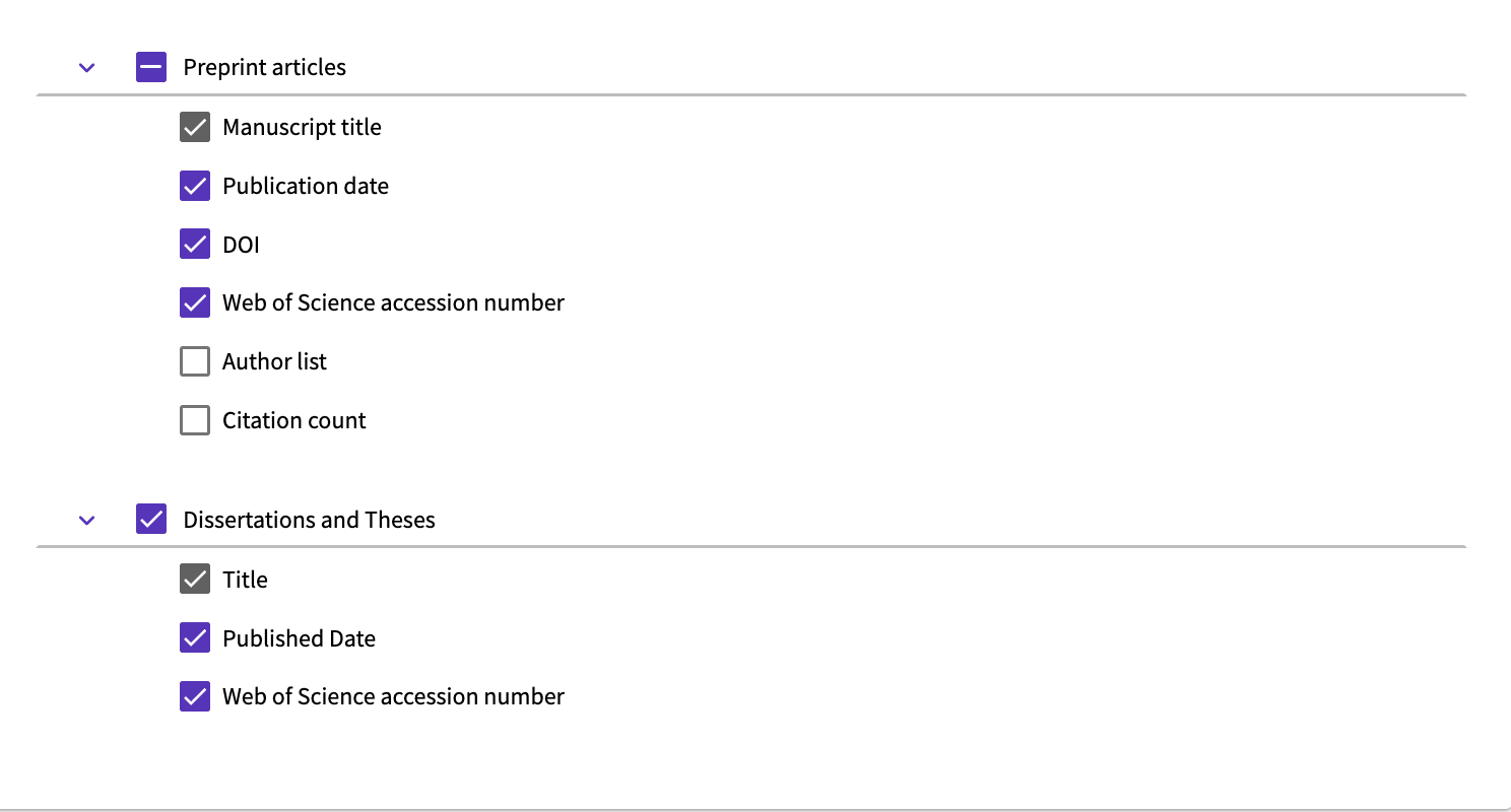 Exporting your Researcher Profile as a CV – Web of Science
