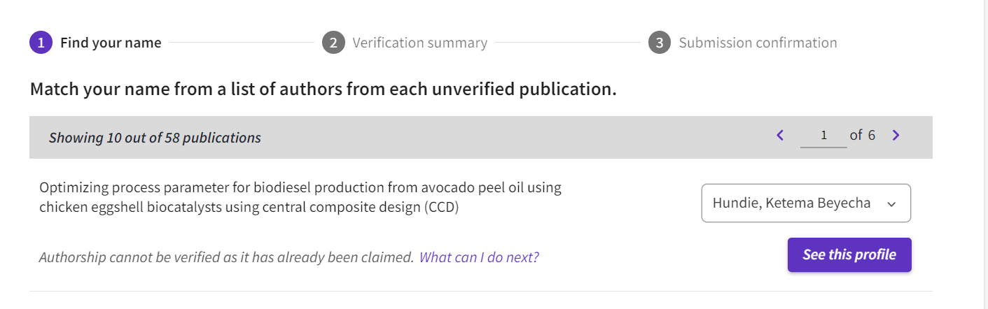About Manual authorship verifications – Web of Science