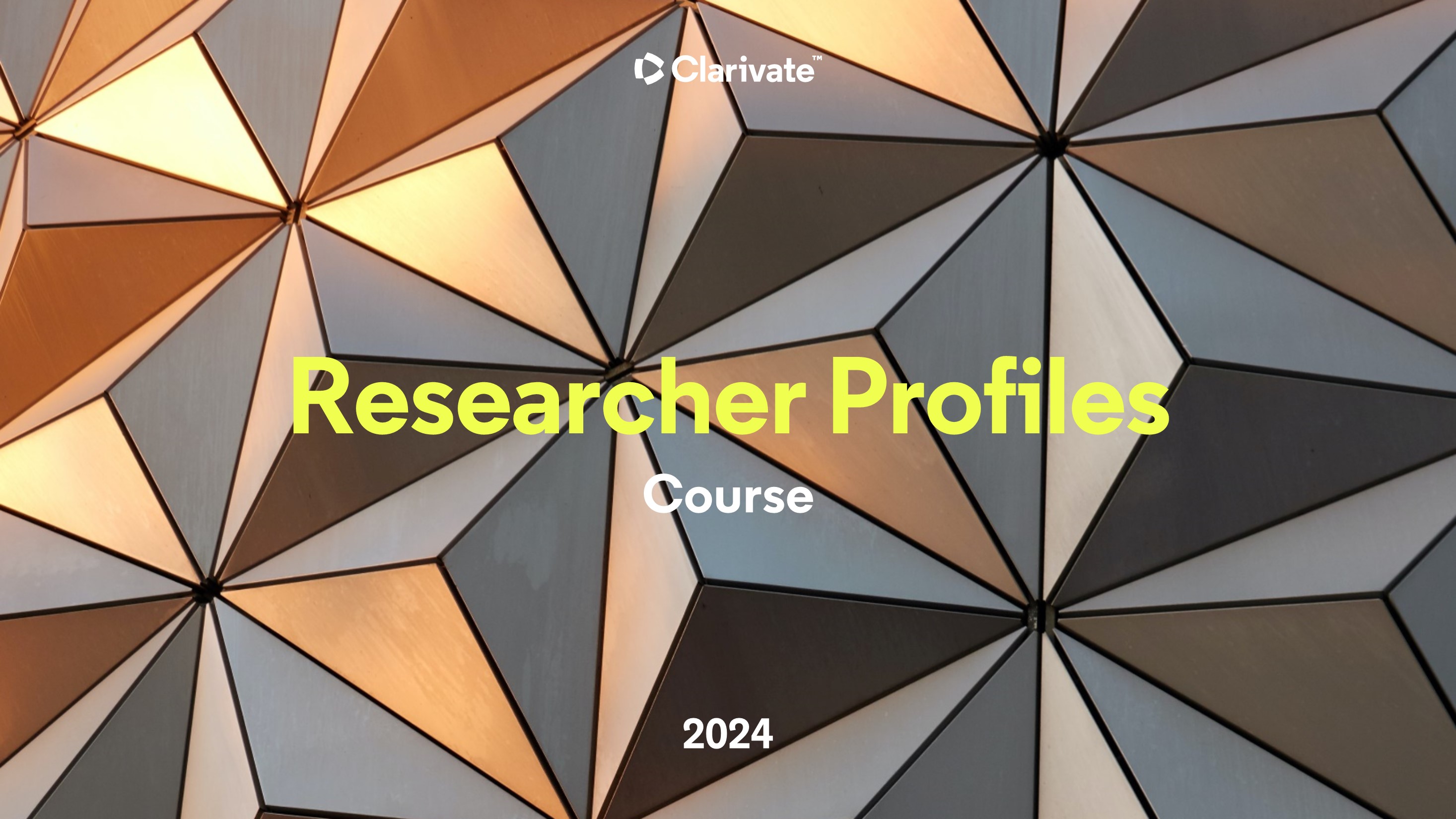 Web of Science Researcher Profiles - course – Web of Science