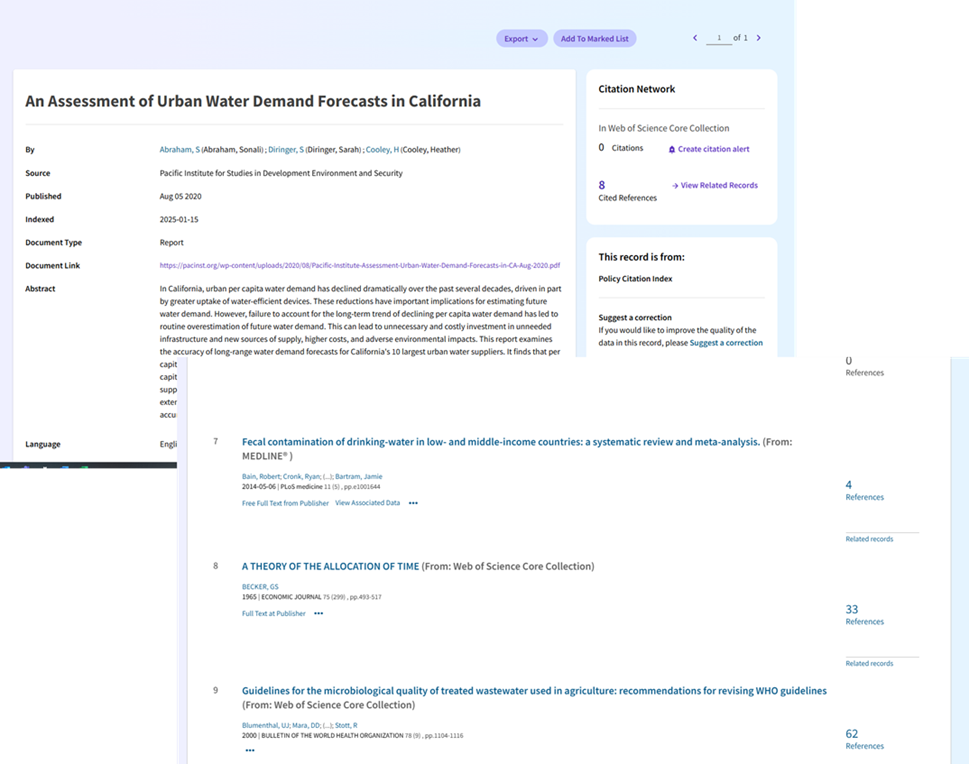 February 27, 2025 Release Notes: Policy Citation Index Release – Web of ...