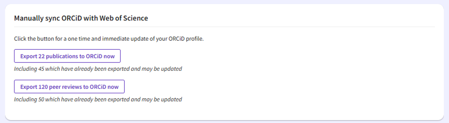 Web of Science Researcher Profile Settings – Web of Science