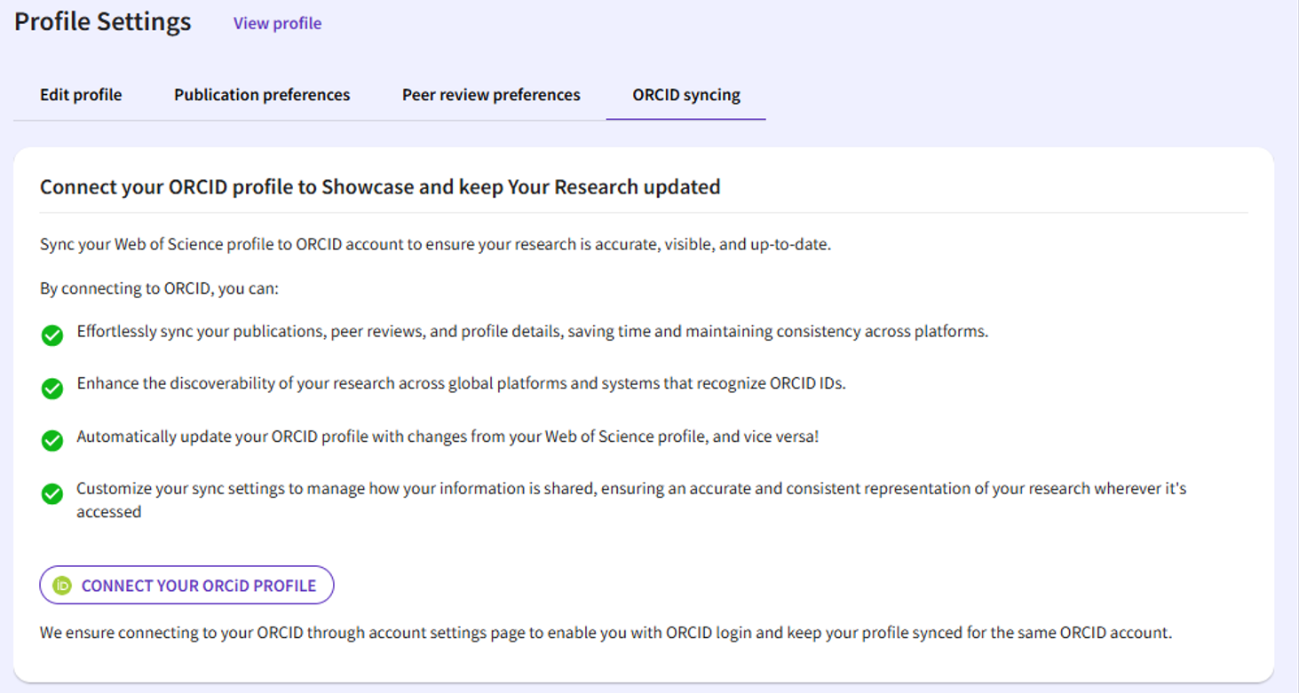 How to Sync Your ORCID Record with Web of Science Researcher Profile ...