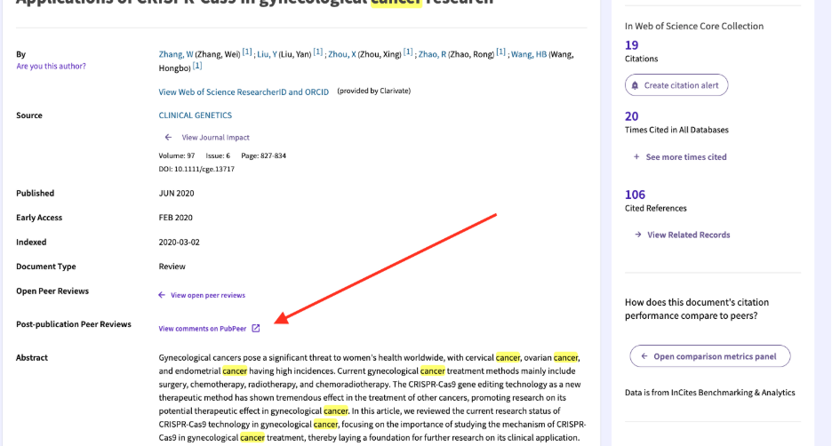May 21, 2026 Release Notes: Links to PubPeer Comments, Contextual ...