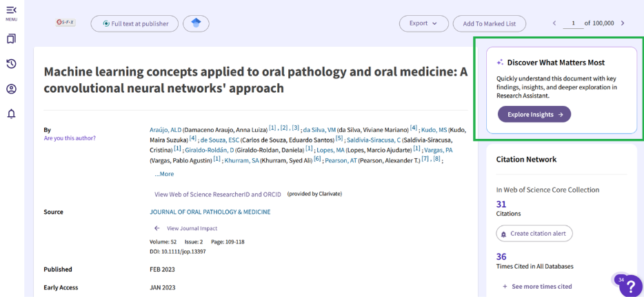 May 21, 2026 Release Notes: Links to PubPeer Comments, Contextual ...